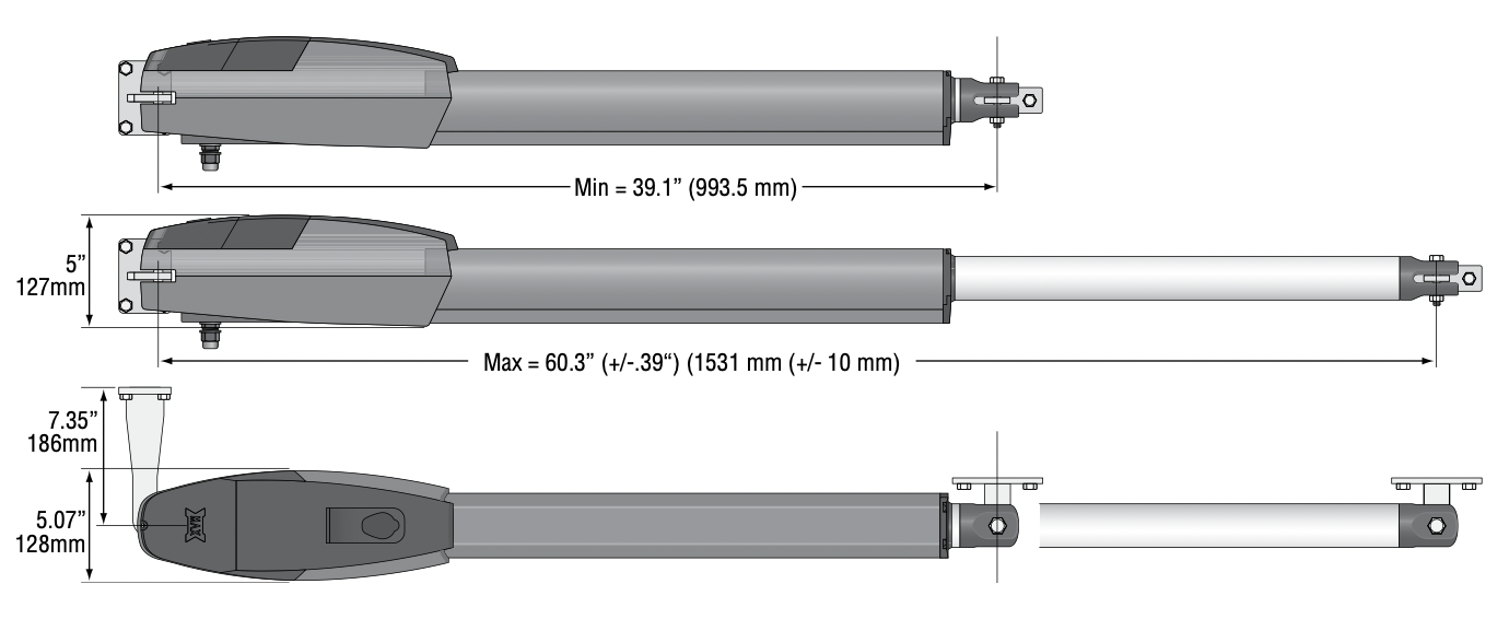 Maximum Controls Maximum Controls Max Arm commercial actuator
